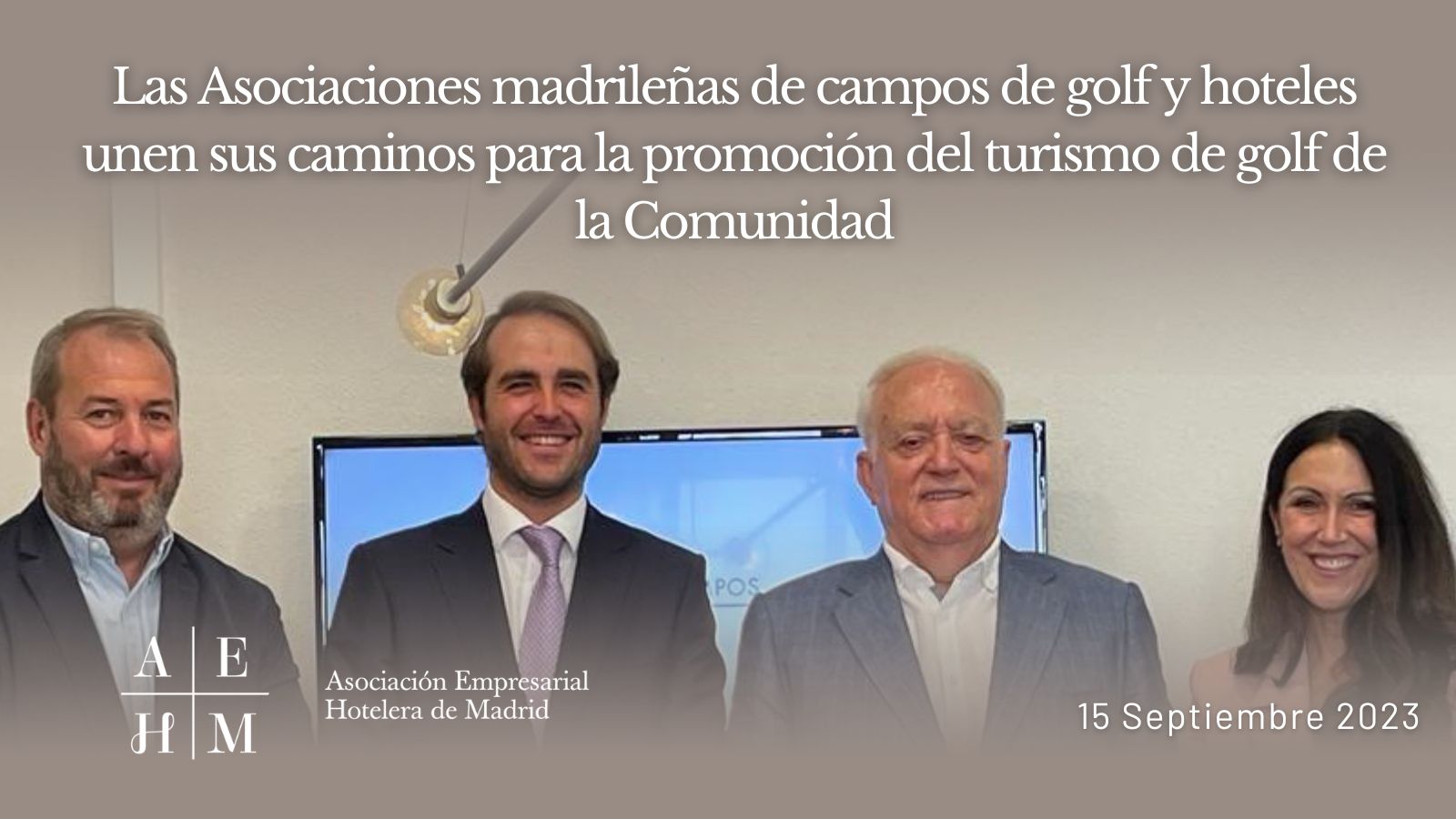 Las Asociaciones madrileñas de campos de golf y hoteles unen sus caminos para la promoción del ...